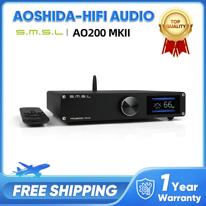 합리적인 가격 2024 요즘 sns에서 난리난 SMSL AO200 MKII HIFI 디지털 앰프 MA5332MS 칩 고출력 스테레오 앰프 리뷰 최다로 엄선된 최고의 제품을 ...